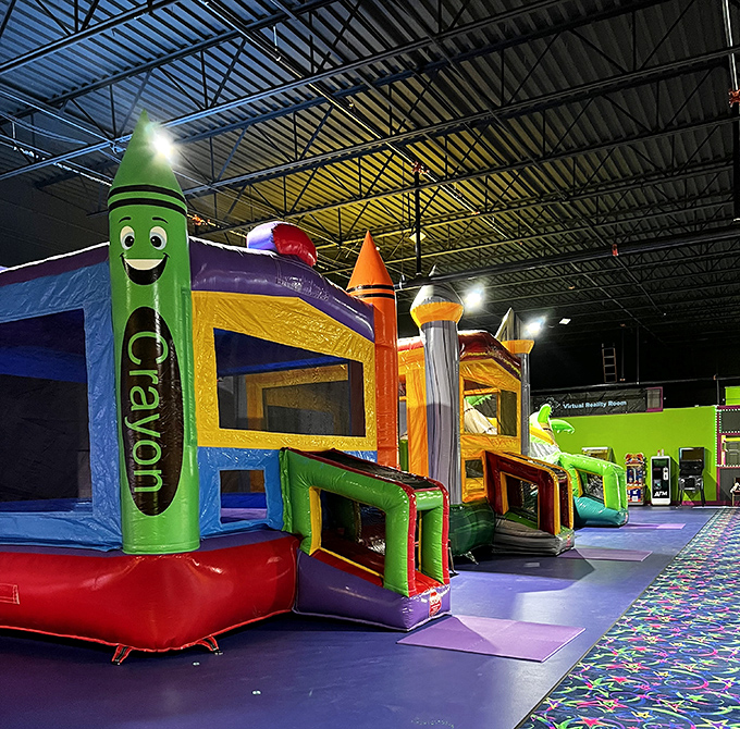 Circle City Events & Fun Center brings colorful indoor entertainment for when Ohio weather doesn't cooperate with your grandchildren's visit.