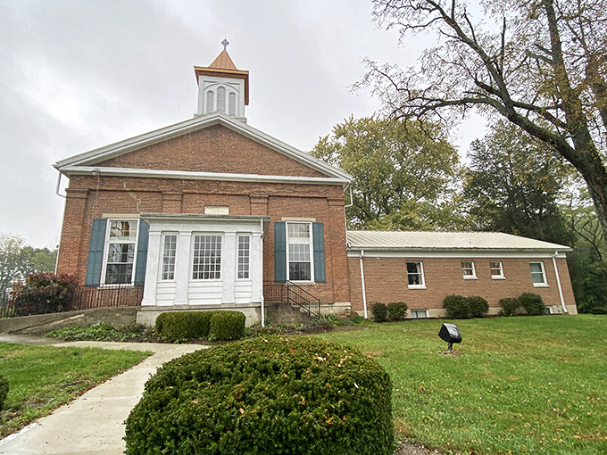 Clifton United Presbyterian Church offers architectural elegance in brick and mortar, a spiritual landmark that's witnessed generations of community milestones.