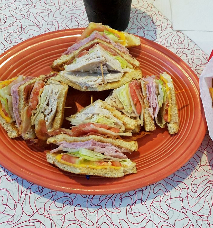 The club sandwich at Mary's doesn't just stack ingredients&mdash;it builds a skyscraper of turkey, ham, and bacon that requires engineering skills just to eat.