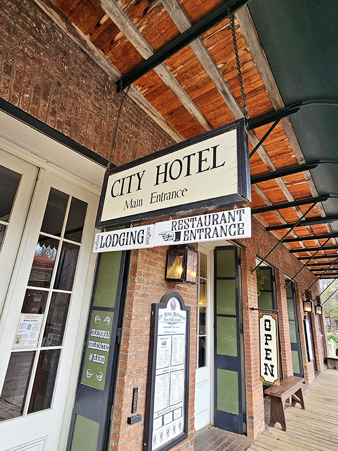 The City Hotel doesn't just preserve history&mdash;it lets you sleep in it, with period-appropriate lodgings and a restaurant serving dishes that would satisfy even the hungriest prospector.