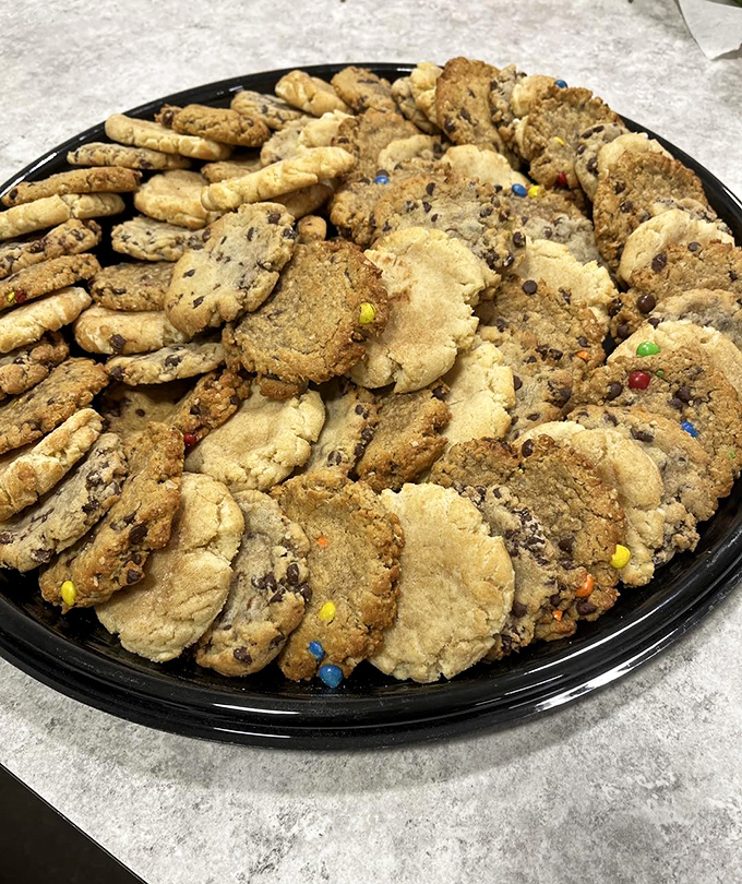 Cookie platters that could start negotiations between warring nations—"Can we all just get along and share these chocolate chip treasures?"