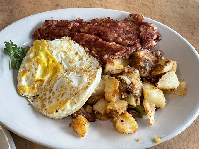 A plate that answers the eternal question: "What if breakfast was actually the most exciting meal of the day?"