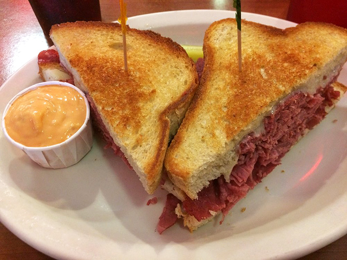 A proper corned beef sandwich that doesn't need St. Patrick's Day as an excuse to show up and show off.