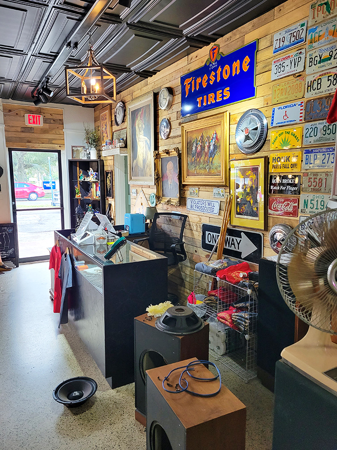 The checkout counter doubles as a museum of miniature wonders, each item a conversation starter waiting to happen.
