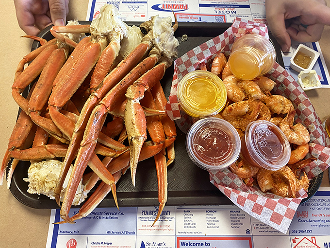 Snow crab legs and peel-and-eat shrimp &ndash; proof that the best seafood experiences require rolling up your sleeves and getting personal.