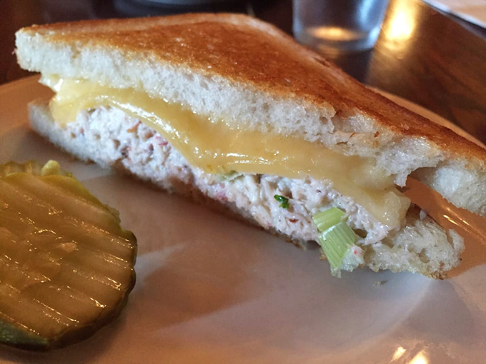 The crab melt &ndash; where comfort food meets coastal luxury. That melty cheese and sweet crab combination is basically a warm hug for your taste buds.