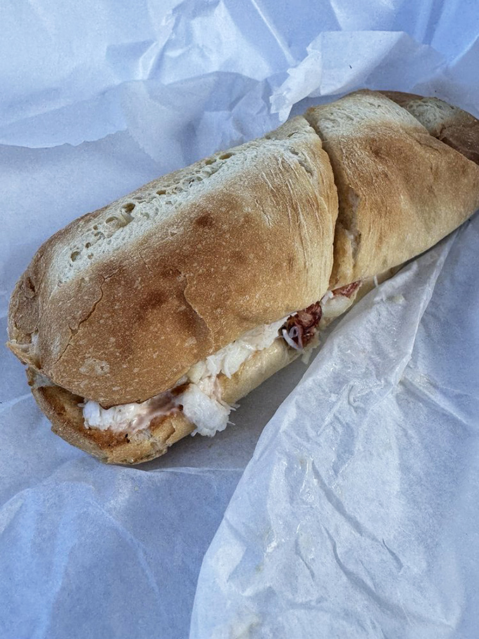 This crab roll doesn't need fancy garnishes or Instagram filters. When you're this delicious, you can afford to be confident.