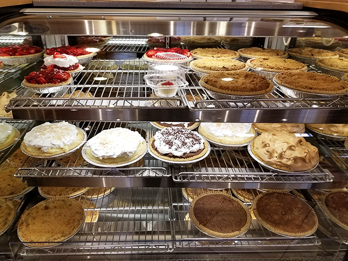 The pie case at Dutch Valley is basically heaven's waiting room. "Take a number and prepare to meet your baker," it seems to whisper.