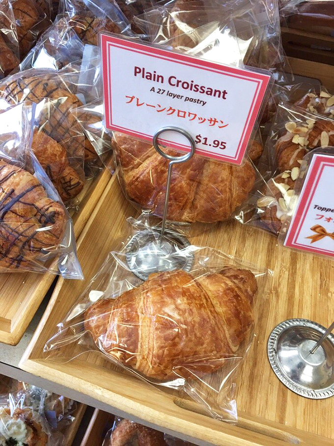 "A 27 layer pastry" the sign proudly declares &ndash; these golden croissants are proof that patience and butter create miracles.