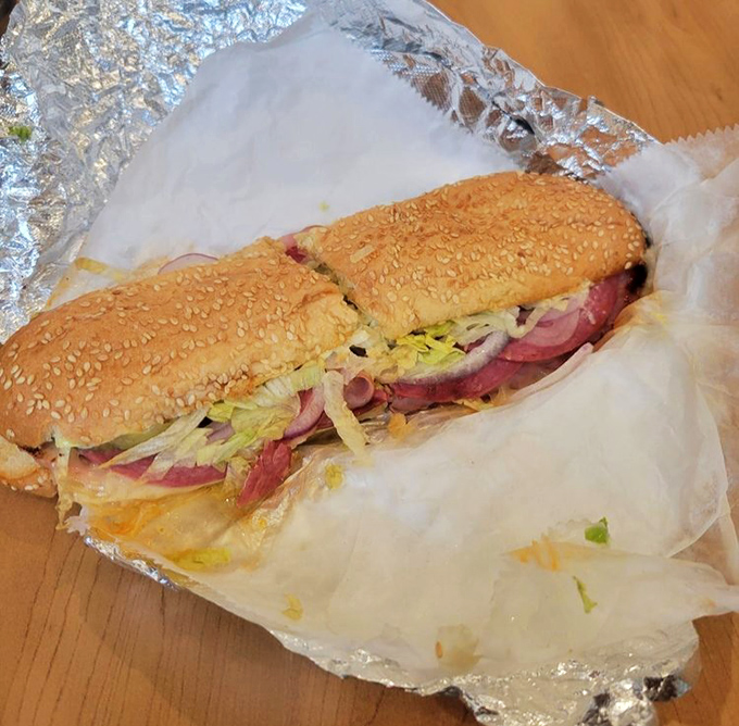 The Cuban sandwich at Diamond Deli doesn't need a passport to transport you to flavor country, with layers of meat and cheese pressed into harmonious unity.