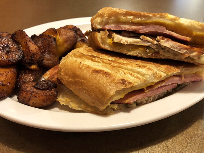 This Cuban sandwich, pressed to perfection and bursting with ham and pork, makes you wonder if Havana might actually be somewhere in Ohio.