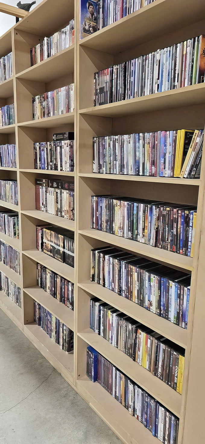 This DVD collection rivals any video store from the golden age of movie nights at home.