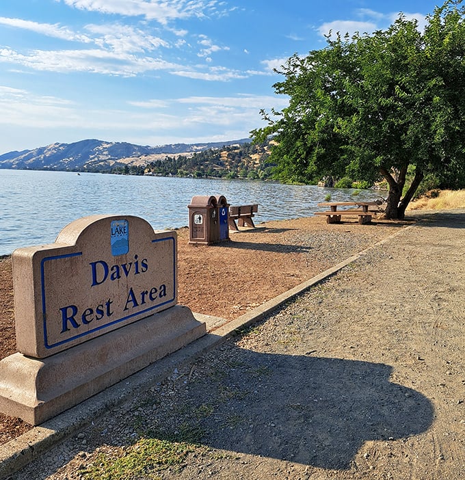 Davis Beach Rest Area &ndash; where "rest" actually means something. A picnic table with million-dollar views that didn't cost a million dollars.