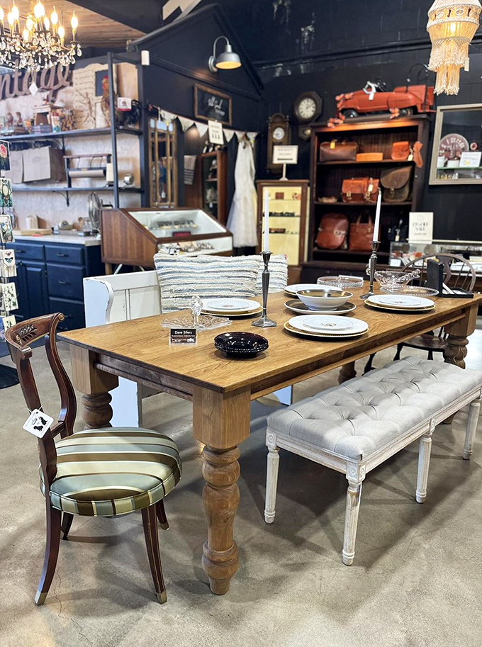 Not just a dining set&mdash;it's a stage where family dramas, holiday feasts, and homework sessions have played out for generations.