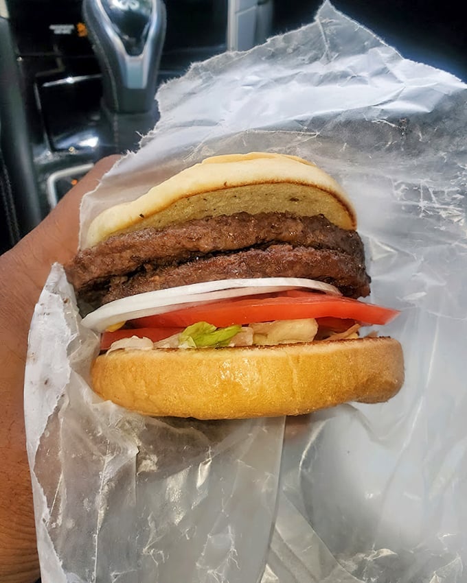 The double burger&mdash;because sometimes one patty just won't cut it. This is what fast food aspires to be in its dreams.