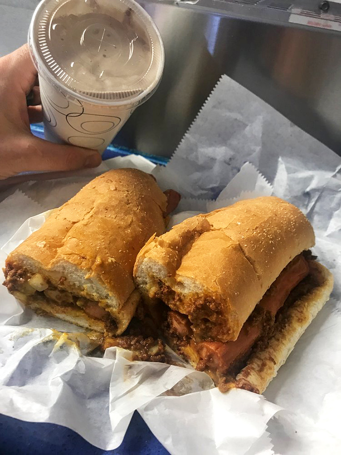 Two hot dogs walk into a bun with chili &ndash; sounds like the setup for Maryland's funniest joke.