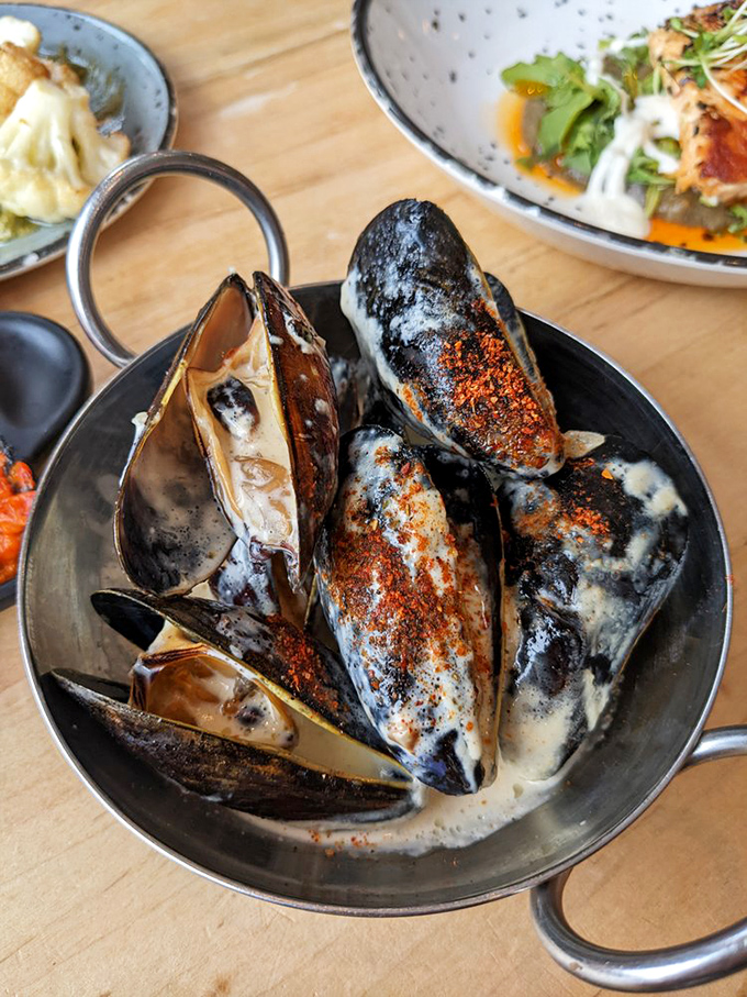 These mussels aren't just drunk&mdash;they're telling their life stories to strangers. Bathed in rakija and white wine, they're having a better day than most of us.