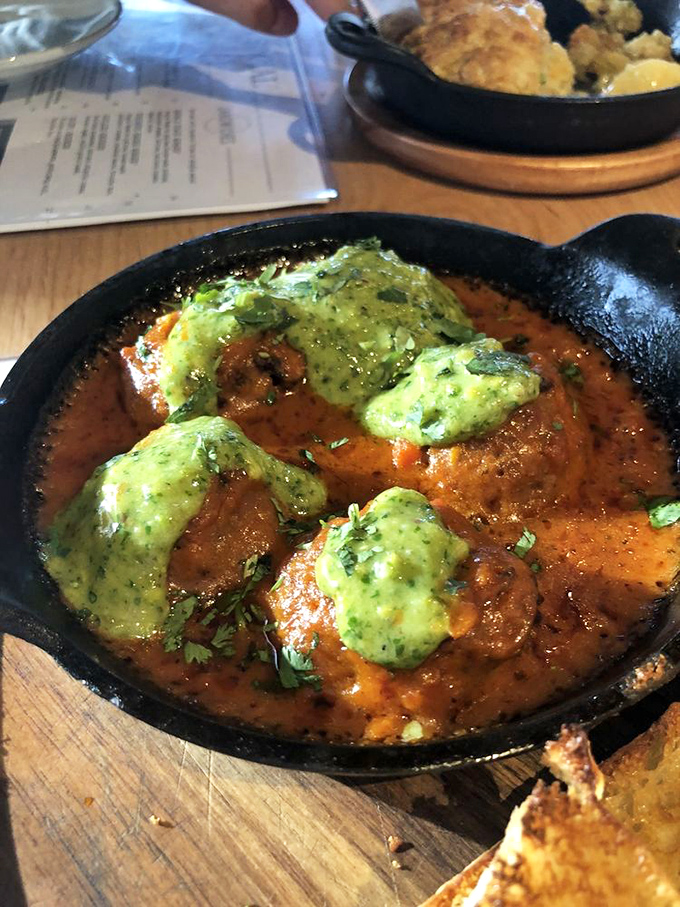 These aren't your grandmother's meatballs &ndash; unless your grandmother was secretly a five-star chef with a flair for vibrant sauces.