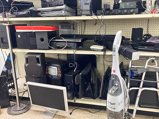 Technology graveyard or vintage goldmine? Depends on whether you still own the cables to connect them.