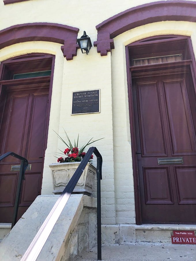 Those magnificent burgundy doors&mdash;the gateway between our modern world and a time when lighthouses were the GPS of their day.