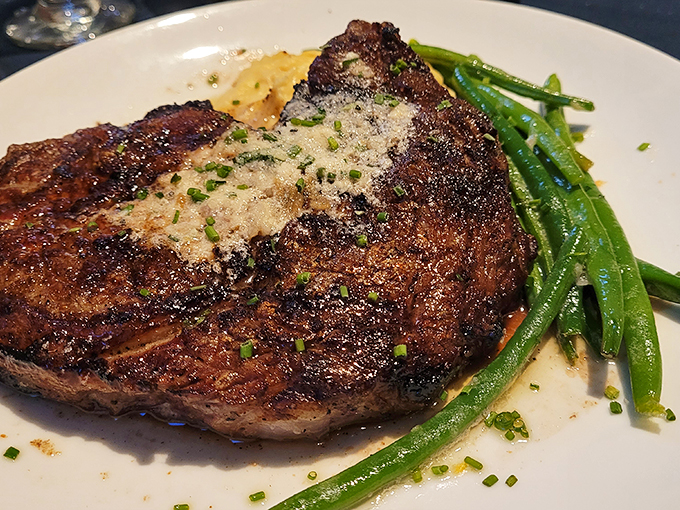 When a steak is cooked this perfectly, those green beans aren't a side dish&mdash;they're witnesses to greatness.