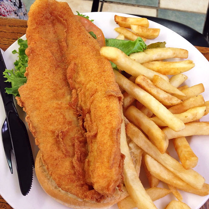 This fish sandwich proves that sometimes the simplest pleasures are the most profound. Golden-fried perfection that would make Neptune himself jealous.