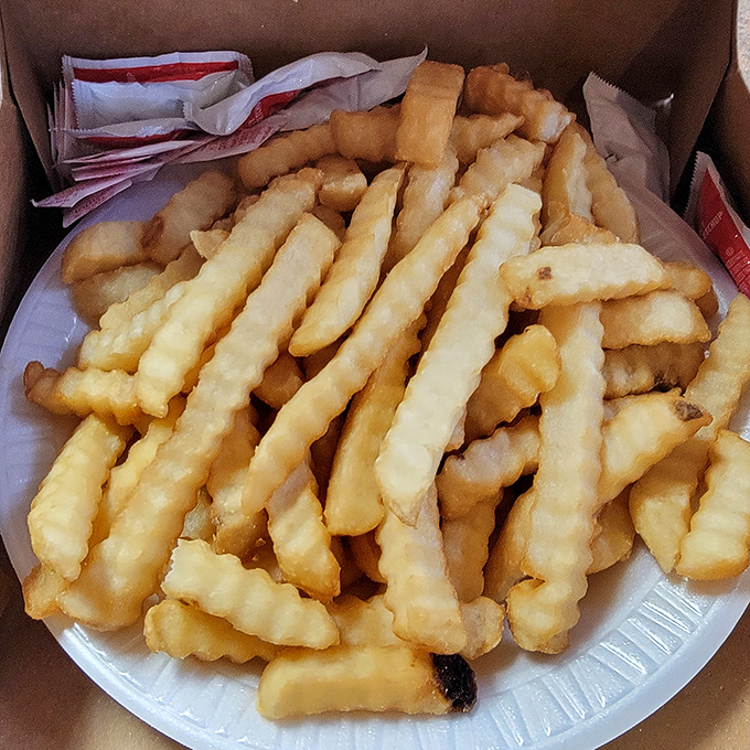 These aren't just french fries—they're crispy, golden happiness sticks that make you wonder why salads were ever invented.