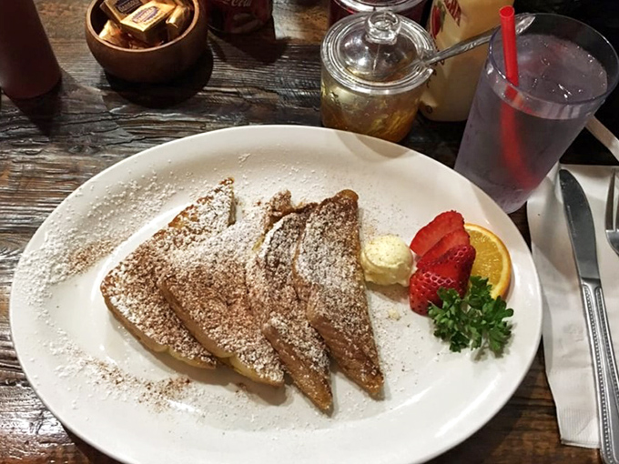French toast dusted with powdered sugar and cinnamon&mdash;the breakfast equivalent of a warm hug from your favorite aunt.