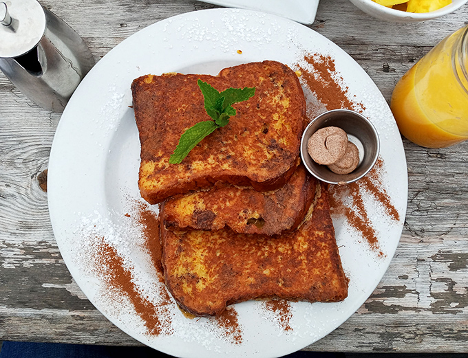 French toast that's achieved that magical golden-brown exterior while maintaining a custard-like interior &ndash; the breakfast equivalent of having your cake and eating it too.