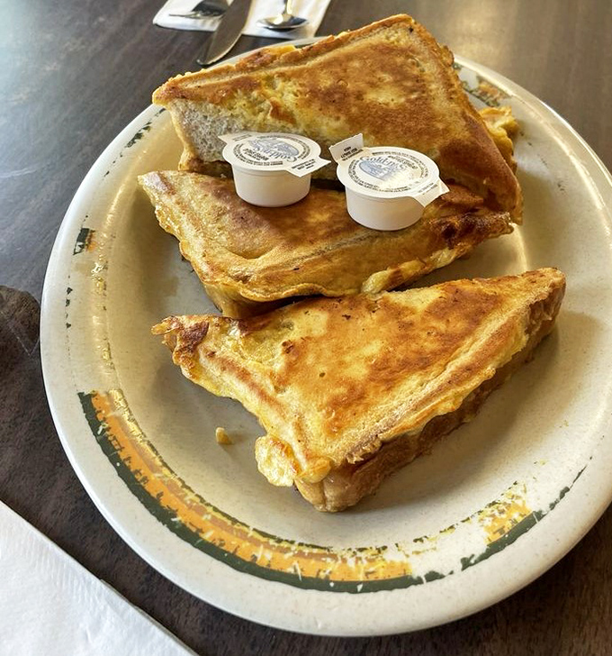 French toast that's achieved the impossible balance &ndash; crispy edges, custardy centers, and enough heft to stand up to maple syrup's sweet embrace.