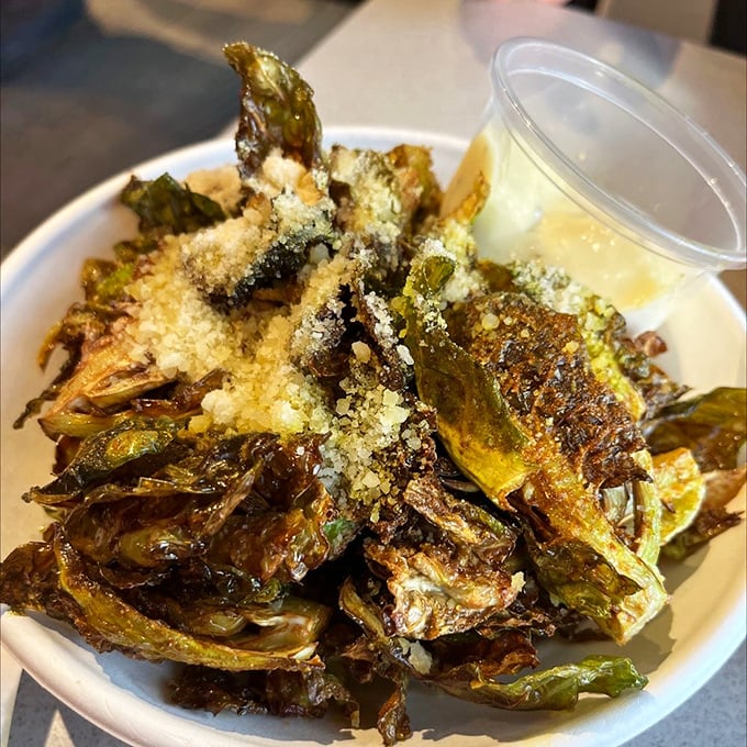 Brussels sprouts that could convert even the most dedicated vegetable skeptics&mdash;crispy, caramelized, and dusted with parmesan like snowfall on flavor mountains.