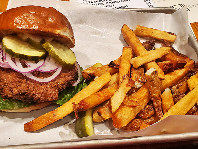 This fried chicken sandwich—with its perfect crunch, pickle punch, and pillowy bun—is what fast food chains dream about becoming when they grow up.