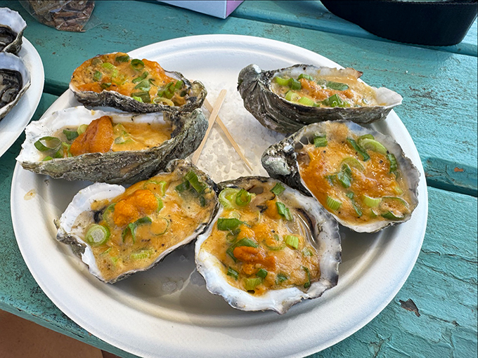 These grilled oysters wear their toppings like couture&mdash;dressed to impress but still letting their natural beauty shine through.