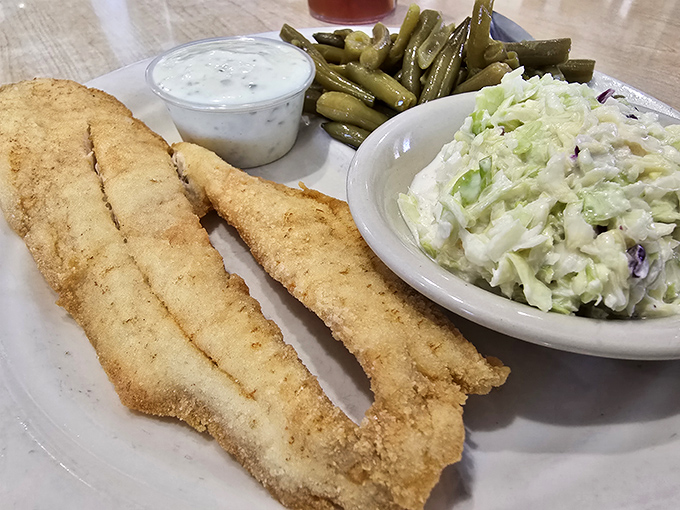 This isn't just fried fish—it's an edible love letter to the ocean. Crispy, flaky, and ready to transport you to seafood nirvana.