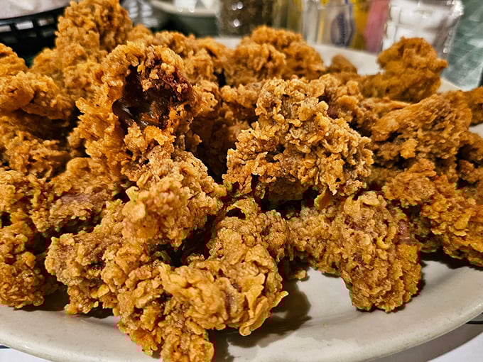 Fried gizzards&mdash;the ultimate test of culinary courage that rewards the brave with crispy, savory bites of Midwestern tradition.