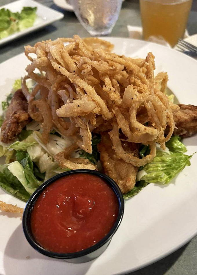 Crispy, golden-fried oysters that crunch like autumn leaves&mdash;if autumn leaves tasted like heaven and came with cocktail sauce.