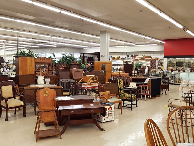 Furniture with character and stories to tell. These solid wood pieces have already survived decades—unlike that particle board assembly nightmare from the big box store.