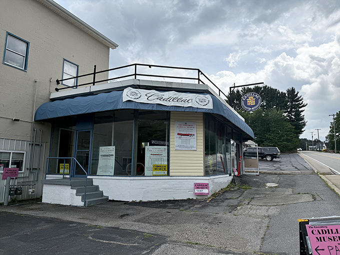 The Greenberg Cadillac Museum celebrates America's love affair with the automobile in a charmingly unpretentious corner building.