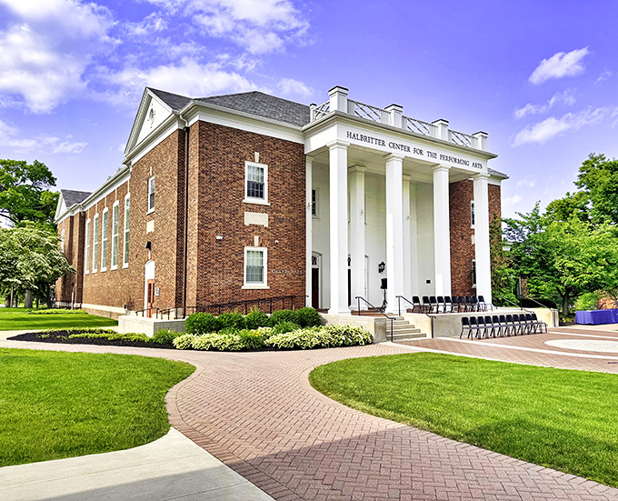 The Halbritter Center stands as Juniata College's temple to the performing arts, where tomorrow's Broadway stars practice their craft in small-town Pennsylvania.