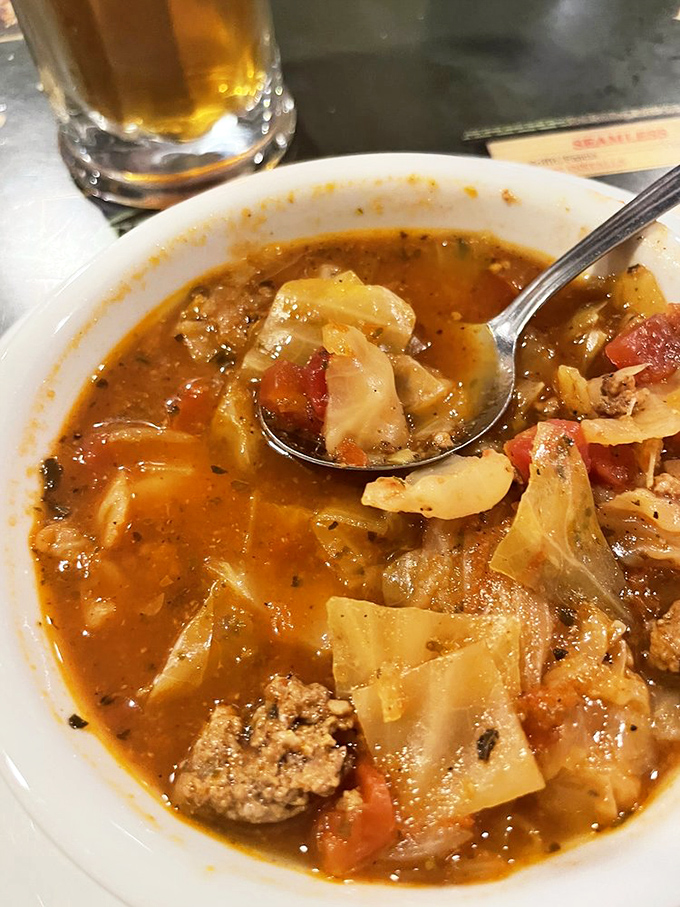 On chilly Ohio days, this cabbage soup doesn't just warm your body—it hugs your soul. Comfort in a bowl, no passport required.
