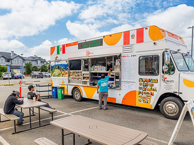 Food truck culture meets harbor views&mdash;proof that some of California's best meals come from windows, not white tablecloths.