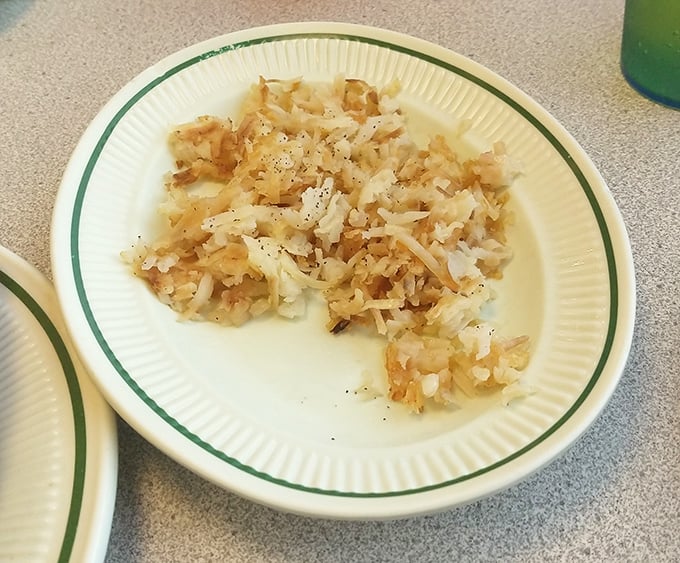 These aren't your sad, microwaved breakfast potatoes. These hash browns have been properly introduced to butter and a hot griddle&mdash;a beautiful relationship.