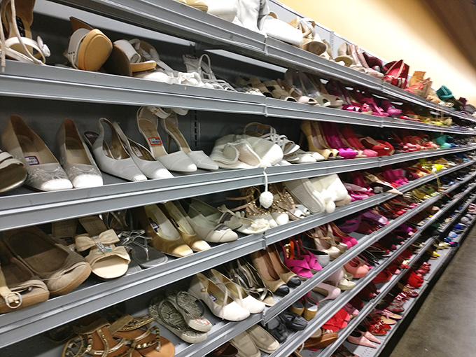 Cinderella's closet exploded, and somehow all the shoes landed here at prices that won't turn into pumpkins.