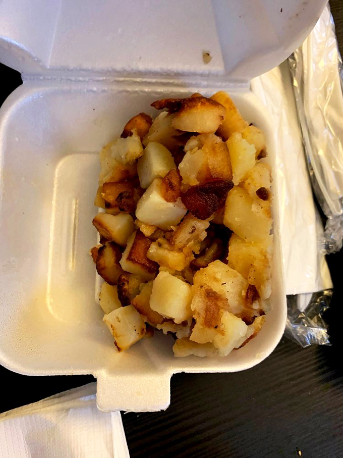 Home fries that achieve the impossible trifecta: crispy edges, tender centers, and seasoning that makes you forget ketchup exists.