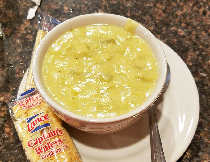 Creamy asparagus soup that looks like liquid sunshine in a bowl. The kind of comfort that makes you wonder why anyone bothers with solid food.