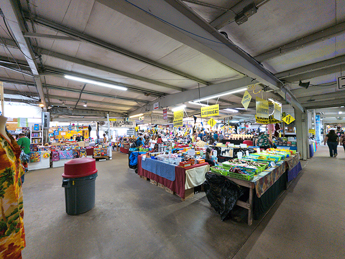 The indoor market's endless aisles offer climate-controlled treasure hunting &ndash; like a department store where haggling isn't just allowed, it's expected.