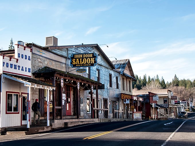 The Iron Door Saloon isn't trying to be old-timey&mdash;it simply is old-timey, serving liquid courage since prospectors first needed fortification.