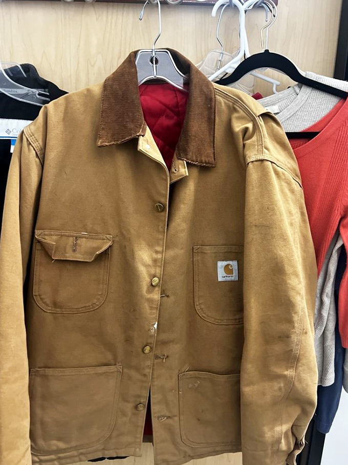 This well-loved Carhartt jacket has stories to tell. The perfect Florida winter coat&mdash;because yes, we occasionally need those too.