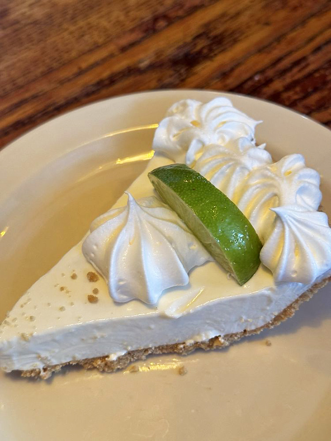 The key lime pie that launched a thousand road trips. That perfect sweet-tart balance makes grown Floridians misty-eyed with hometown pride.
