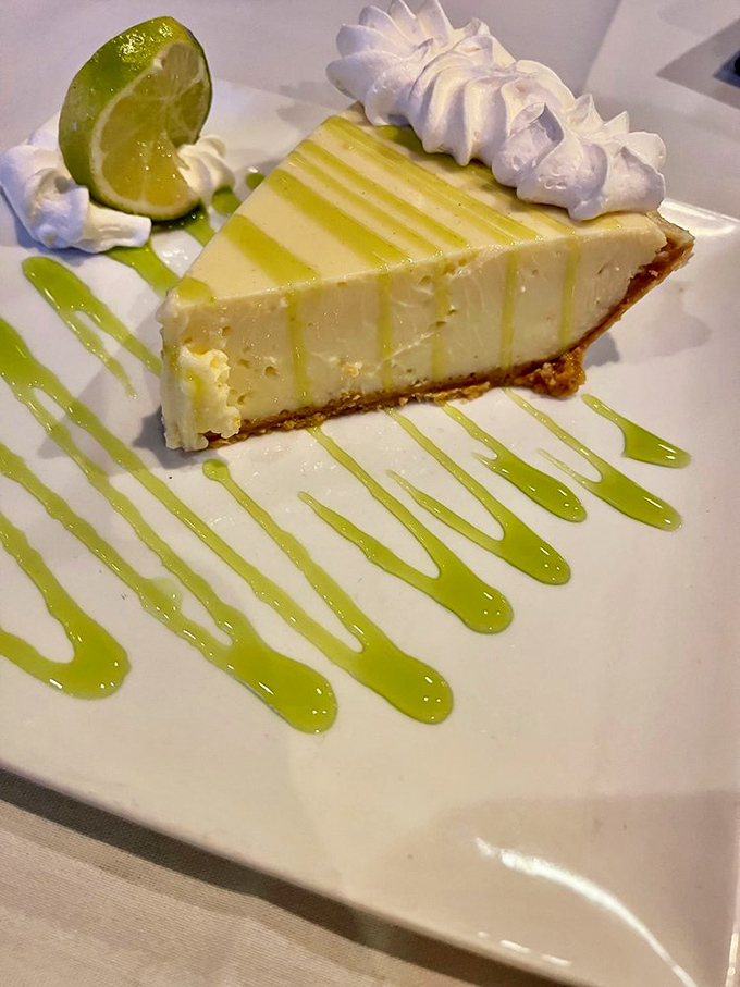 Key lime pie here isn't just dessert&mdash;it's a religious experience with the perfect balance of sweet and tart that makes your taste buds do the Macarena.
